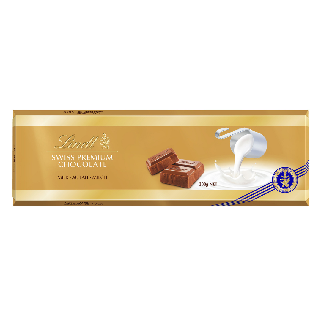 Chocolate Lindt Tableta Gold Milk 300 Gr. Conyntra Fine Food